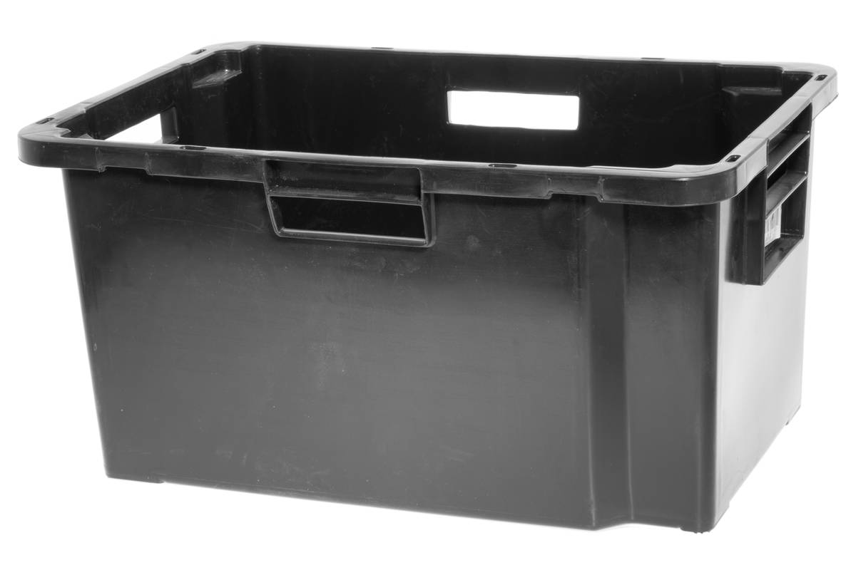 MUOVILAATIKKO 50L MUSTA VAHVA MUOVI Suosituin! Kestävä, pinottava ym ...