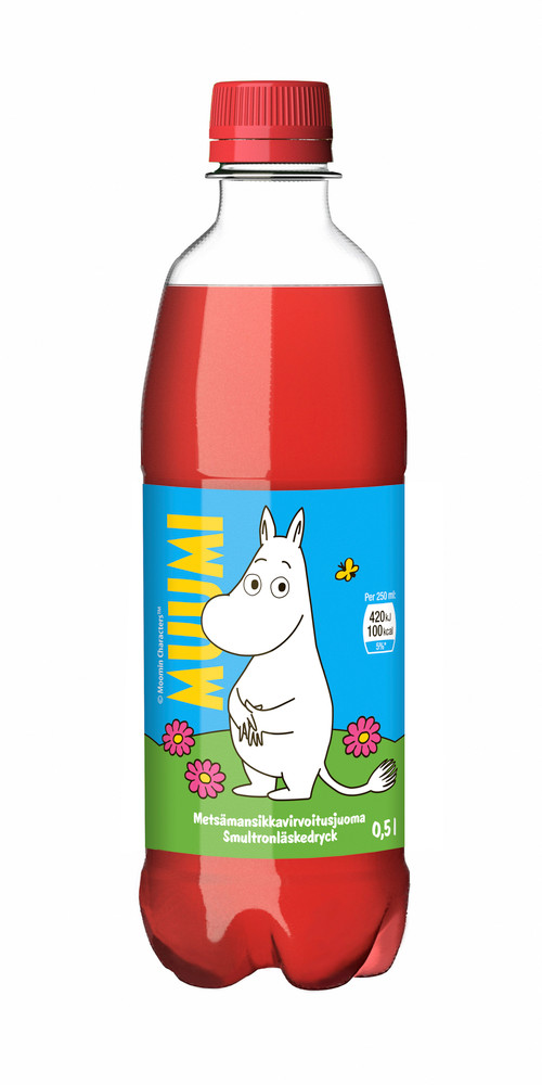 MUUMI LIMONADI 0,5L PULLO Metsämansikan makuinen - Tuontitukku.fi ...