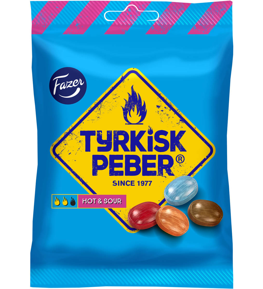 FAZER TURKIN PIPPURI HOT&SOUR PUSSI 150G Pippurisia ...