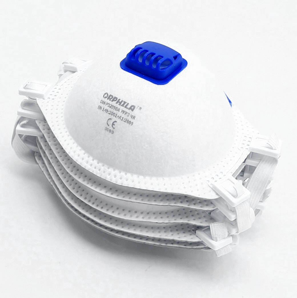 Hengityssuojain FFP3 venttiilillä 5kpl Tehokkaasti suodattava suojain - Tuontitukku.fi verkkokauppa