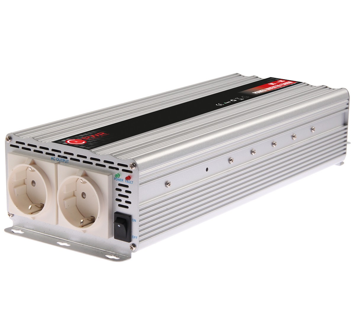 Invertteri 1500W 24V-230V Genius Power Huom! 24V jännitteelle ...