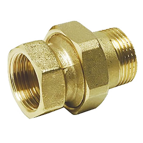 Liitin 3-osainen suora 3/8" Kierreliitin 3/8" messinkiä - Tuontitukku ...