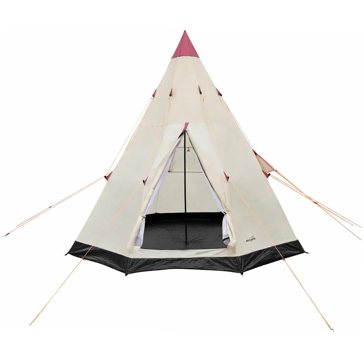 Teltta Outdoor Camp 250cm Korkea 3-hengen tiipii teltta retkeilyyn - Tuontitukku.fi verkkokauppa