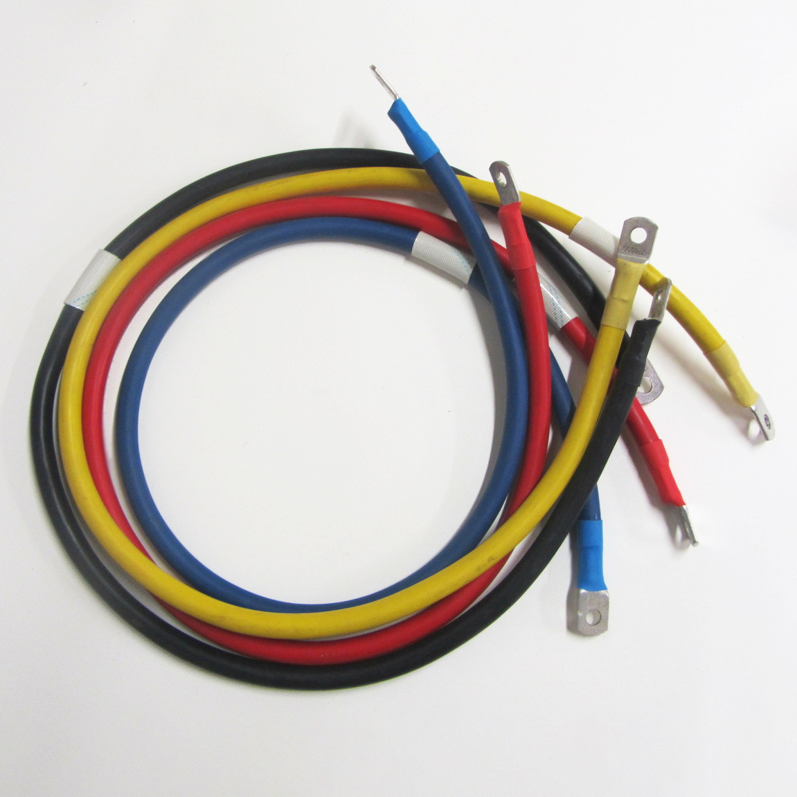 Vinssin virtakaapelisarja 40mm2 1m 3kpl Sis. sininen, keltainen ja ...