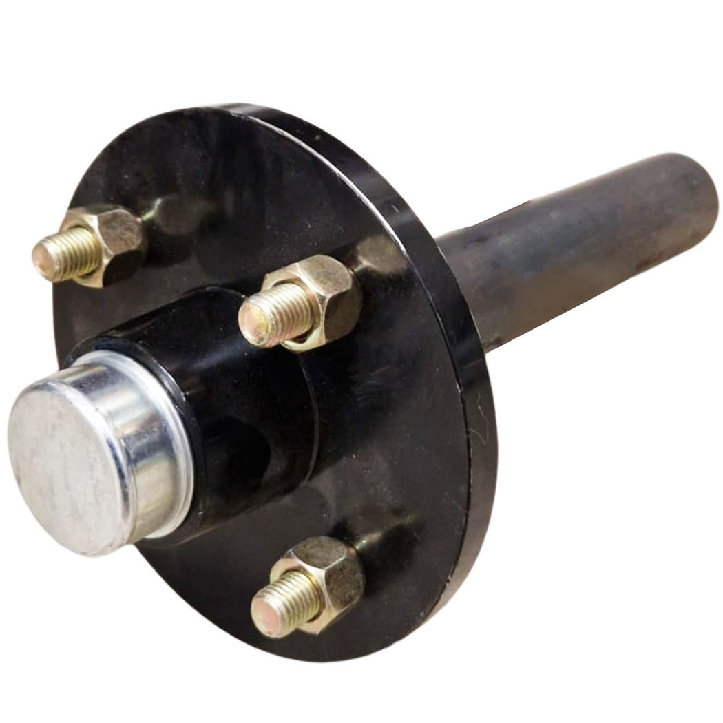 Napa 4x100mm 375kg pyöreä akseli 40mm Ghargo Peräkärryn napa 4x100mm ...