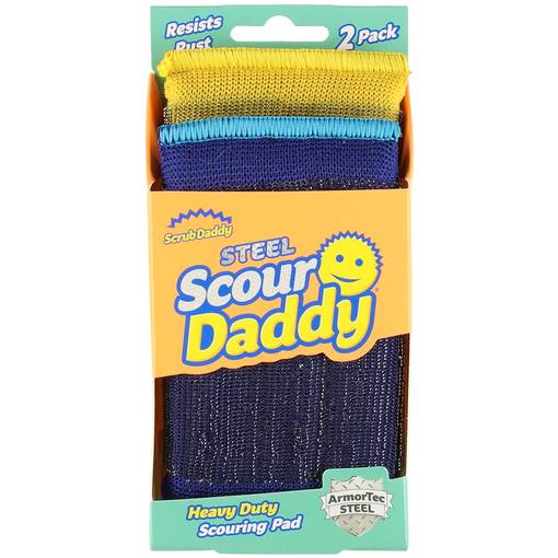 Puhdistussieni Steel Scour Daddy 2kpl Grillin ja valuraudan ...