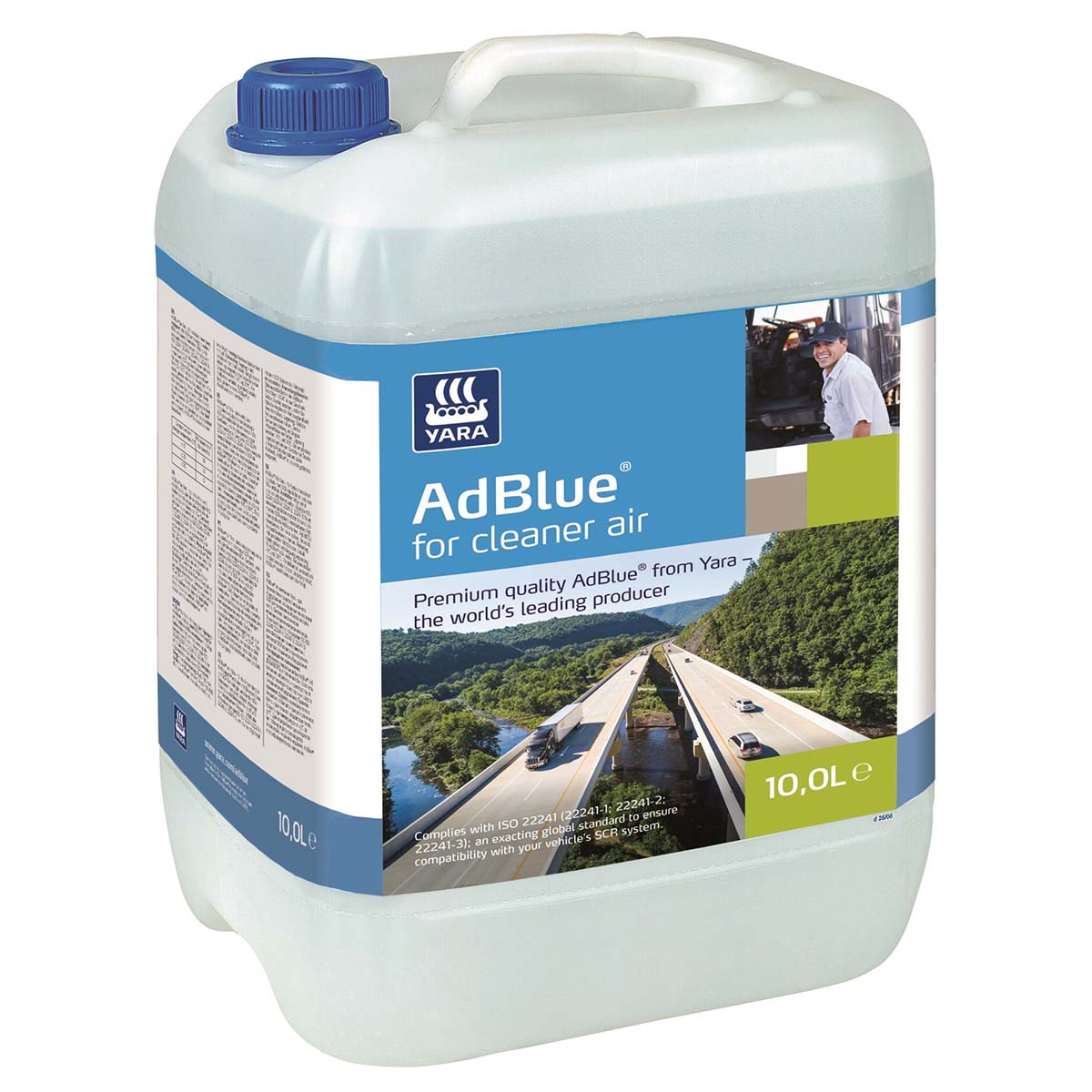 Adblue Yara 10L kaatonokalla SRC- teknologian ajoneuvoihin ...