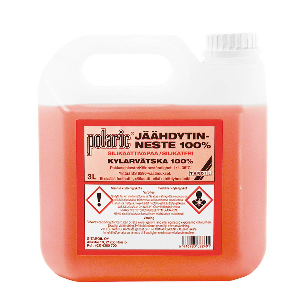 Jäähdytinneste 3L punainen Silikaattivapaa jäähdytysneste 100 % ...