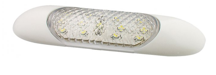 LED VALAISIN 12V 10W 100x25mm Sisävalaisin veneeseen,asuntoautoon jne ...