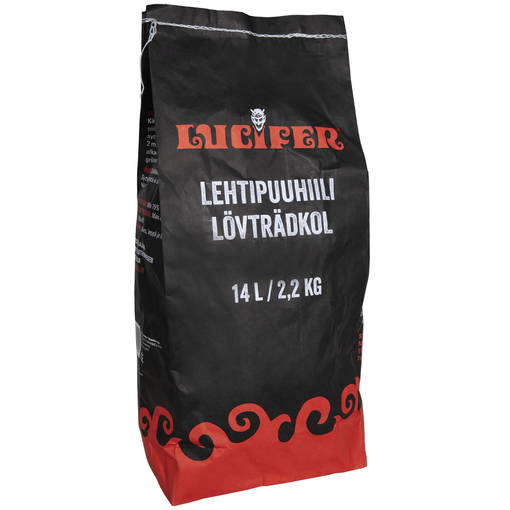 Grillihiili Lucifer lehtipuu 2,2kg Lehtipuuhiili grillaukseen ...