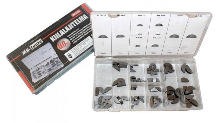 Kiilalajitelma 80-os. A3 teräs 3-6mm ura Akseli kiila / Vauhtipörän ...