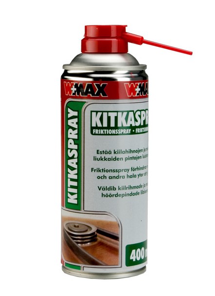Kitkaspray 400ml Estää tehokkaasti kiilahihnojen luiston! - Tuontitukku ...