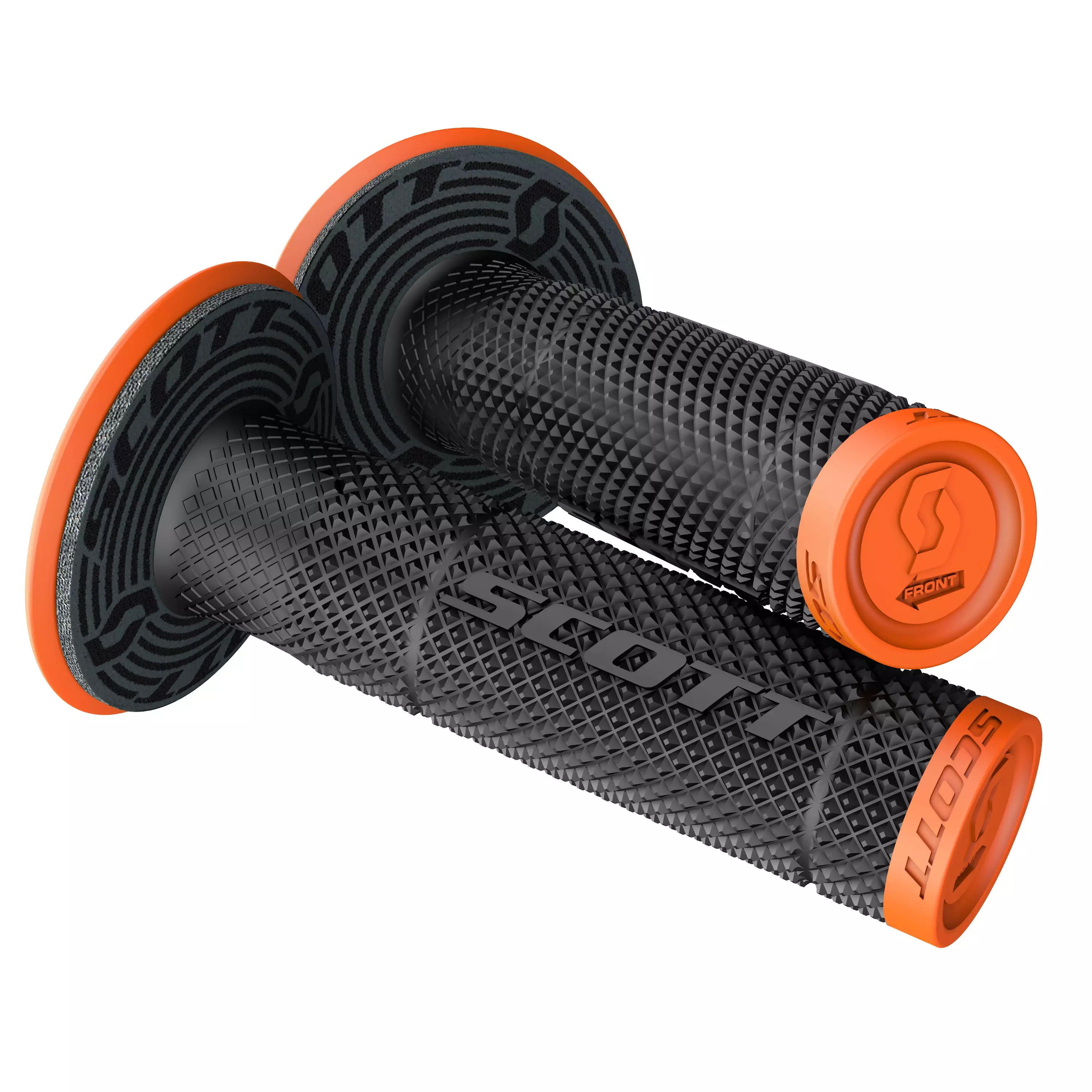 Tupit Scott Grips SX II + Donut neon orange/black Tupit, parempi pito ...