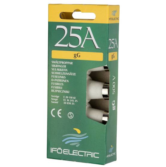 Sulake 25A hidas / nopea 5kpl Tulppasulake 25A 500V - Tuontitukku.fi ...