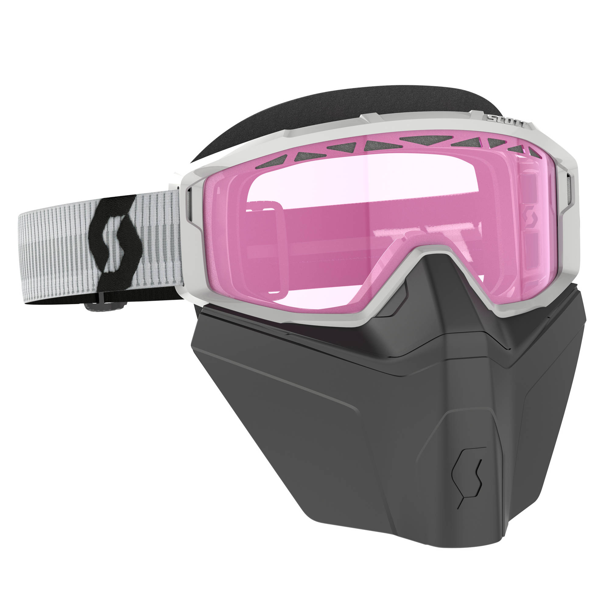 Ajolasit Scott Goggle Primal Safari Facemask white rose Ajolasit ja ...