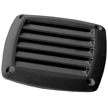 Ritilä musta ABS 85x85mm Tuuletusaukon ritilä mm. veneeseen ...