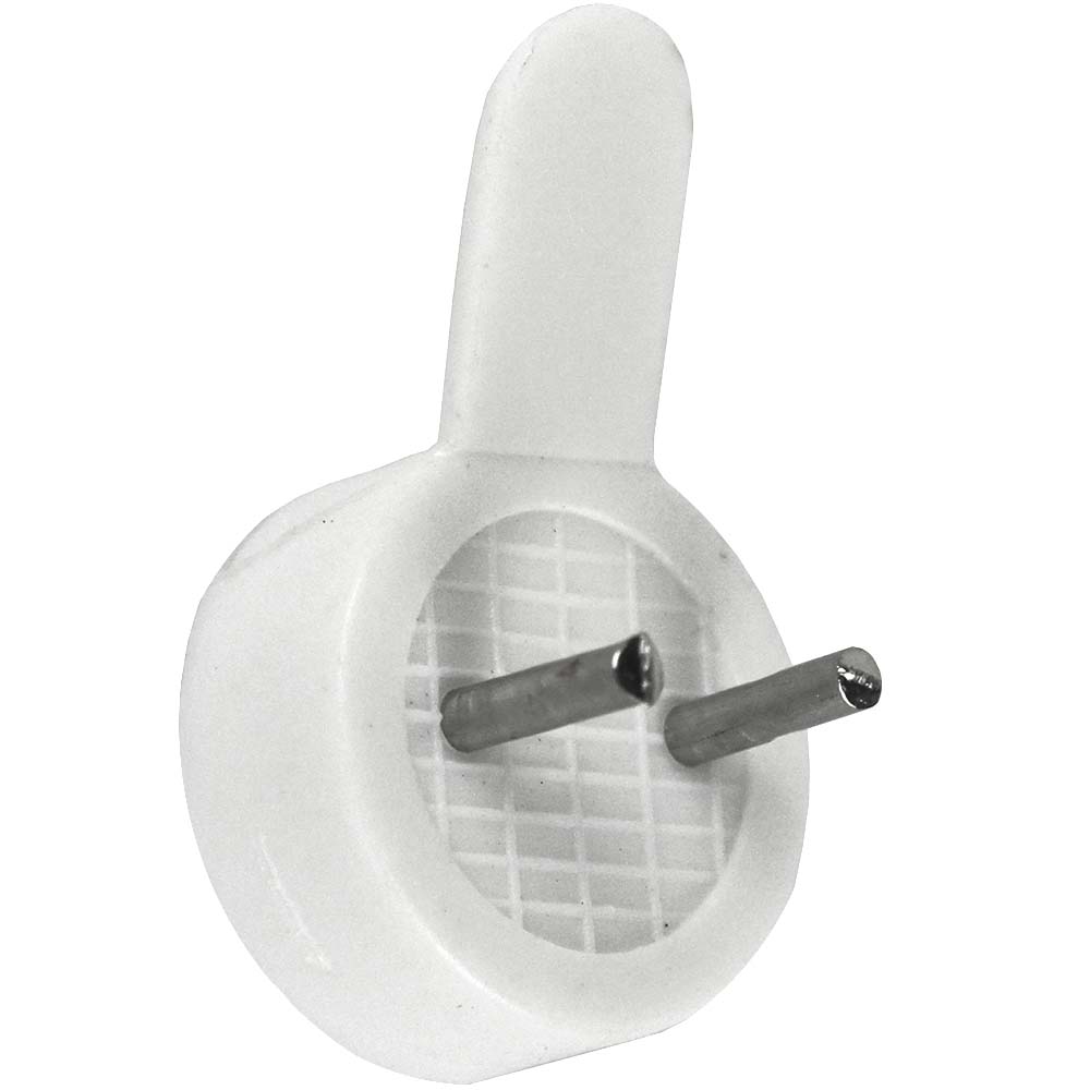 Taulukoukku 534 mini valkoinen 6kpl Seinäkoukku, kantavuus 3kg - Tuontitukku.fi verkkokauppa