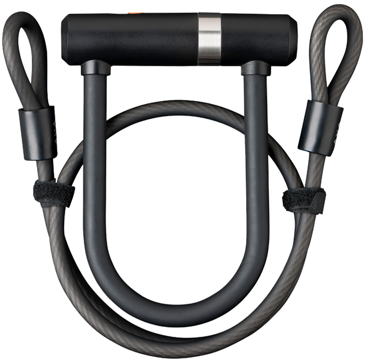 U-lukko 140 mm Newton Mini Pro + vaijeririimu 100/10 musta U-lukko ...