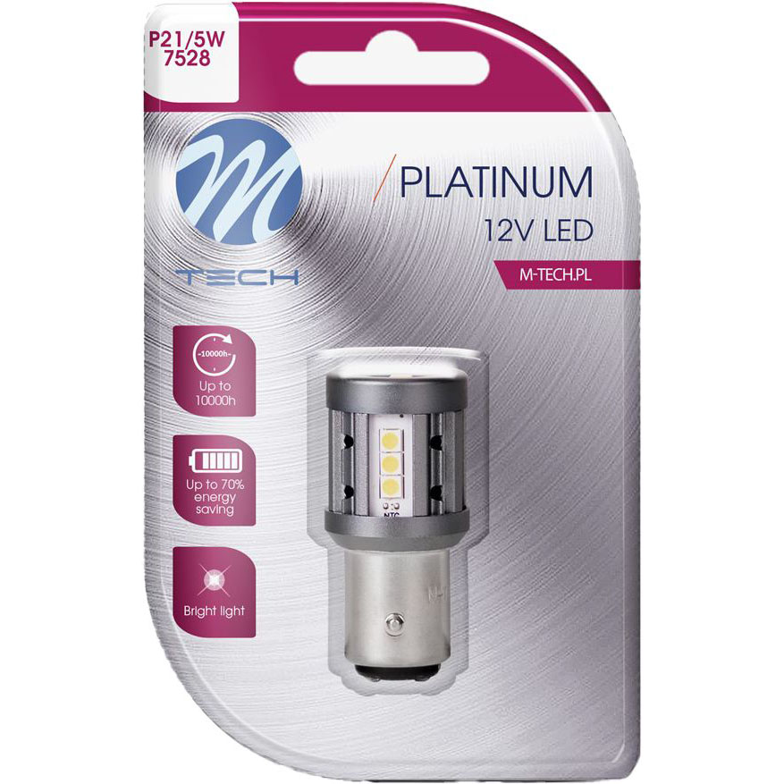 LED-polttimo Platinum 1157 P21W BAY15d 12-24V Kirkas pienoispolttimo ...