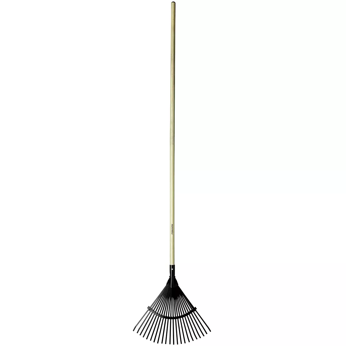 Fiskars Classic lehtiharava puuvarrella Puuvartinen harava puutarhaan ...