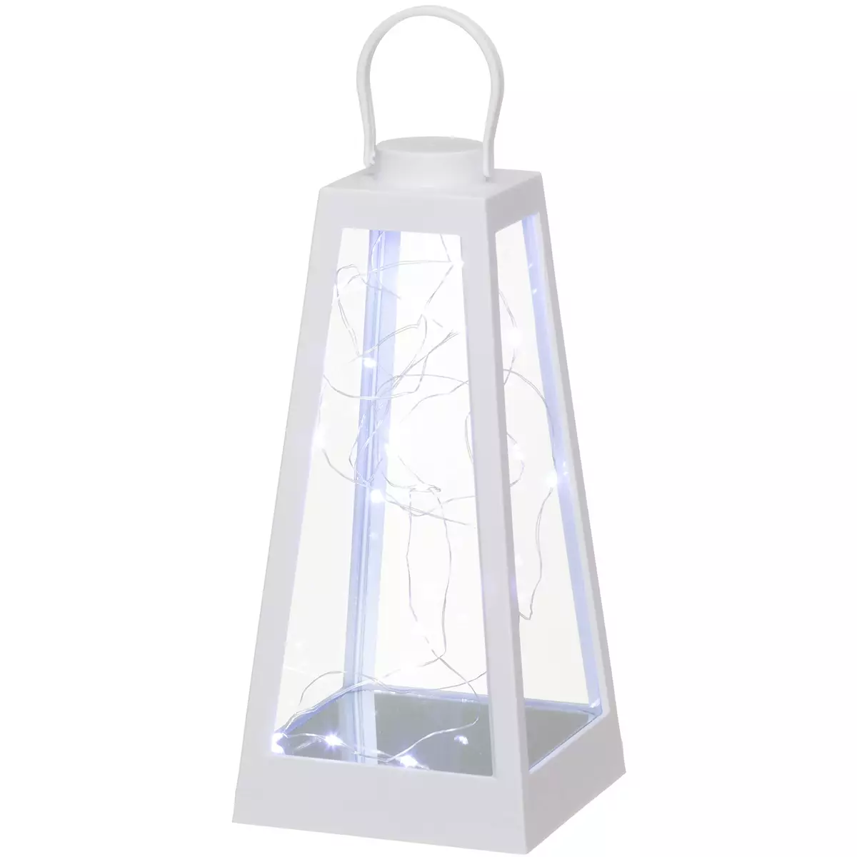 LED-lyhty Cabin 20led valkoinen Paristokäyttöinen lyhty ajastimella ...