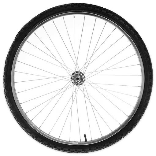 Maitokärryn vararengas 26" Tyrex Ilmakumipyörä; vanne, rengas, mutterit ...