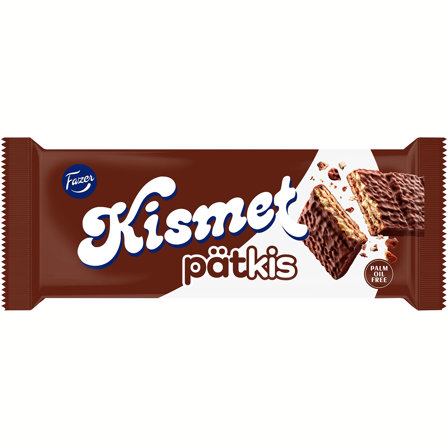 Fazer Kismet Pätkis patukka 41g Suklaavohveli ja mintun makuinen täyte ...