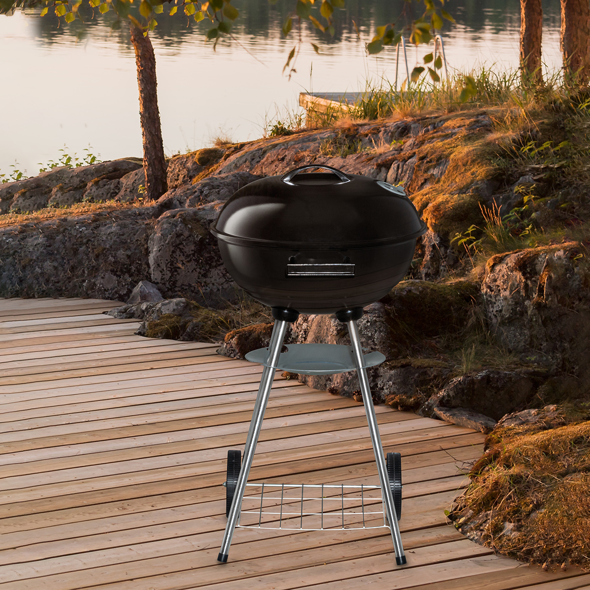 Hiiligrilli 43 Mustang Perinteinen pallogrilli - Tuontitukku.fi ...