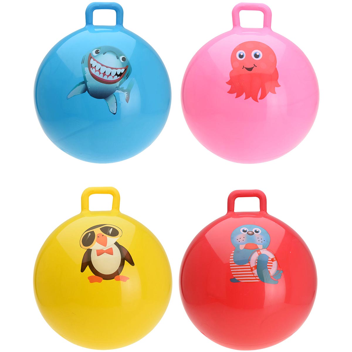 Pomppupallo Sea Friends 55cm Hauska hyppypallo lapsille, Skippy ball ...
