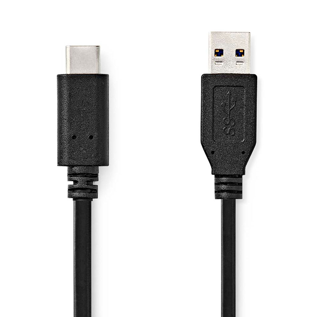 USB kaapeli 3.1 USB-C - A uros kaapeli Nopeaan lataukseen ja ...