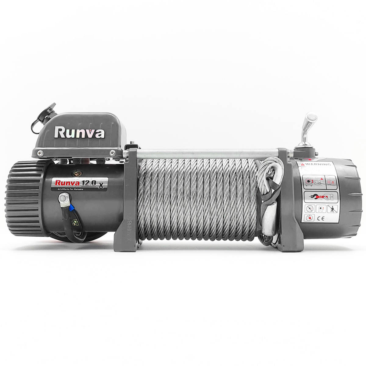 Vinssi Runva 24V 12000lbs 5443kg vaijerilla Vaijerivinssi EWX12000 ...