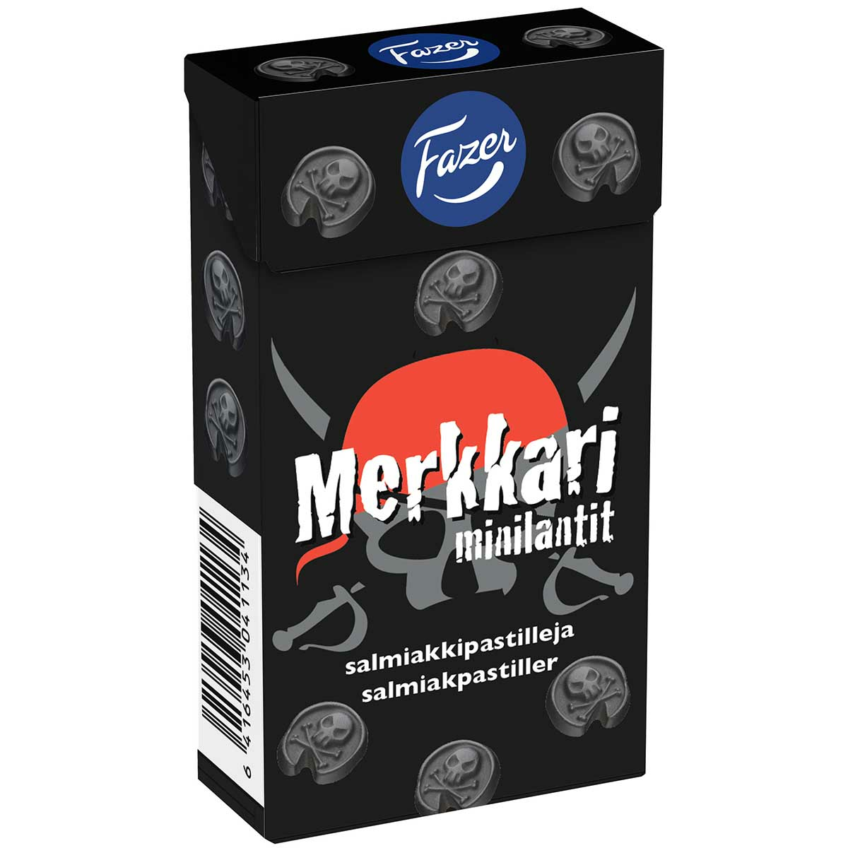 Fazer Merkkari minilantit salmiakkipastillit 38g Herkullinen Merkkari ...