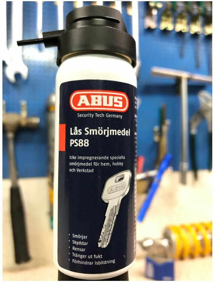 ABUS Lukkospray 50ml Lukkosuihke voiteluun - Tuontitukku.fi verkkokauppa