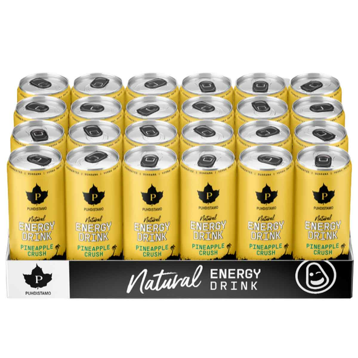 Natural Energy Drink Strong Pineapple 24x330ml Luonnollinen ananas ...