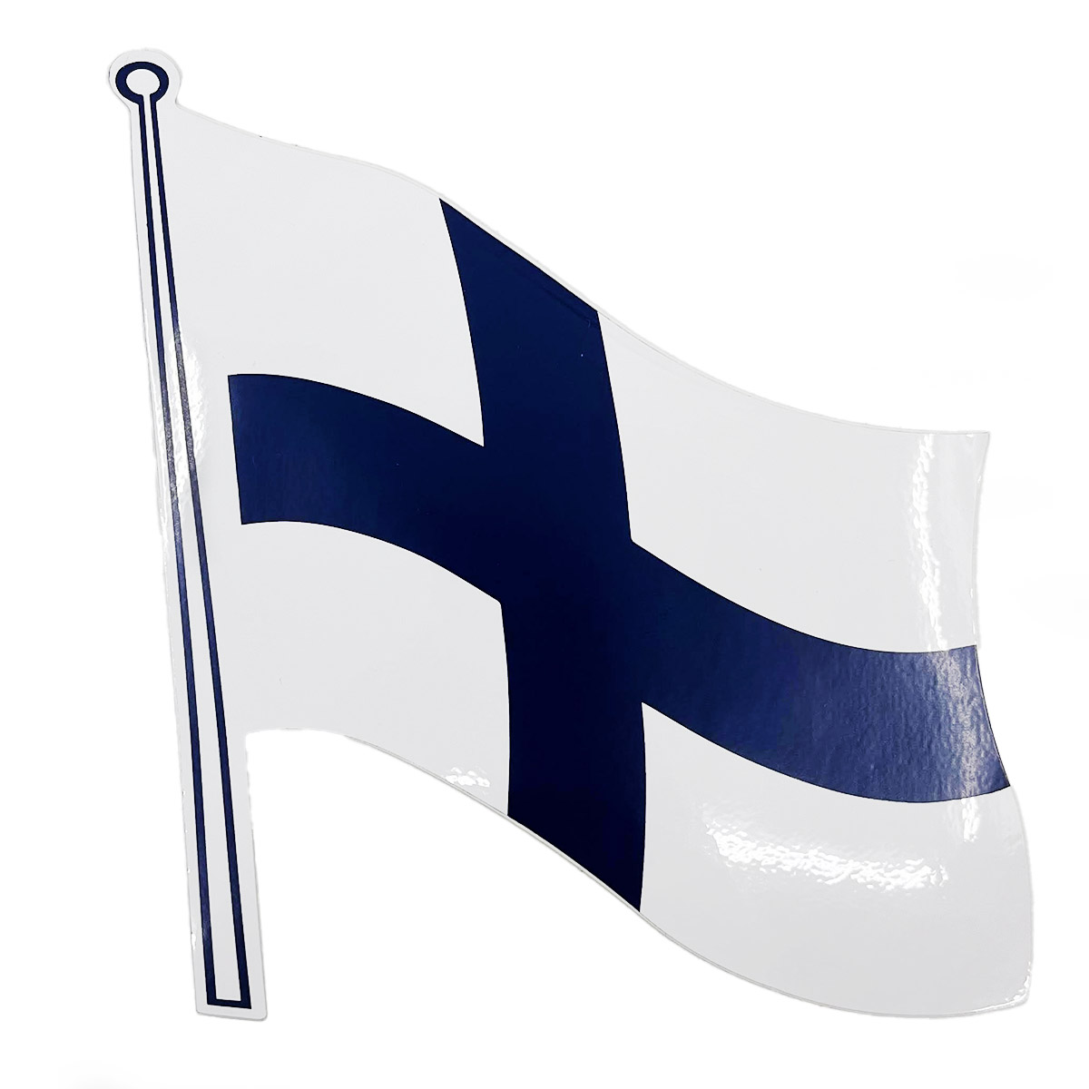 Suomen lippu tarra 2 kpl Tarralippu suomi - Tuontitukku.fi verkkokauppa