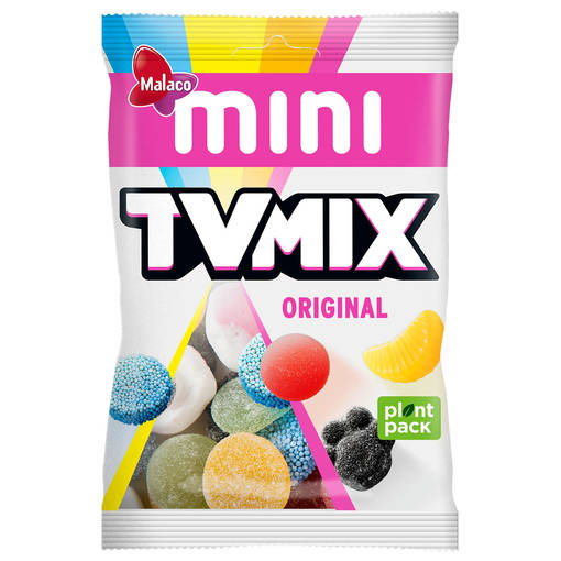 Mini TV Mix Original karkkipussi 110g Perinteinen TV Mix - Tuontitukku ...