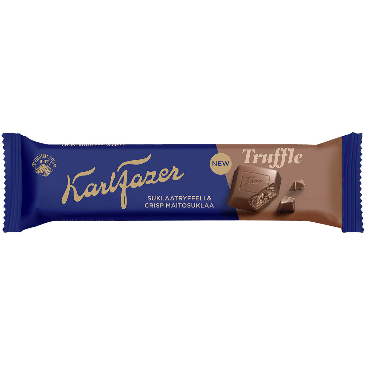 Fazer Suklaatryffeli + crisp patukka 37g Rapeat crispit ja ...