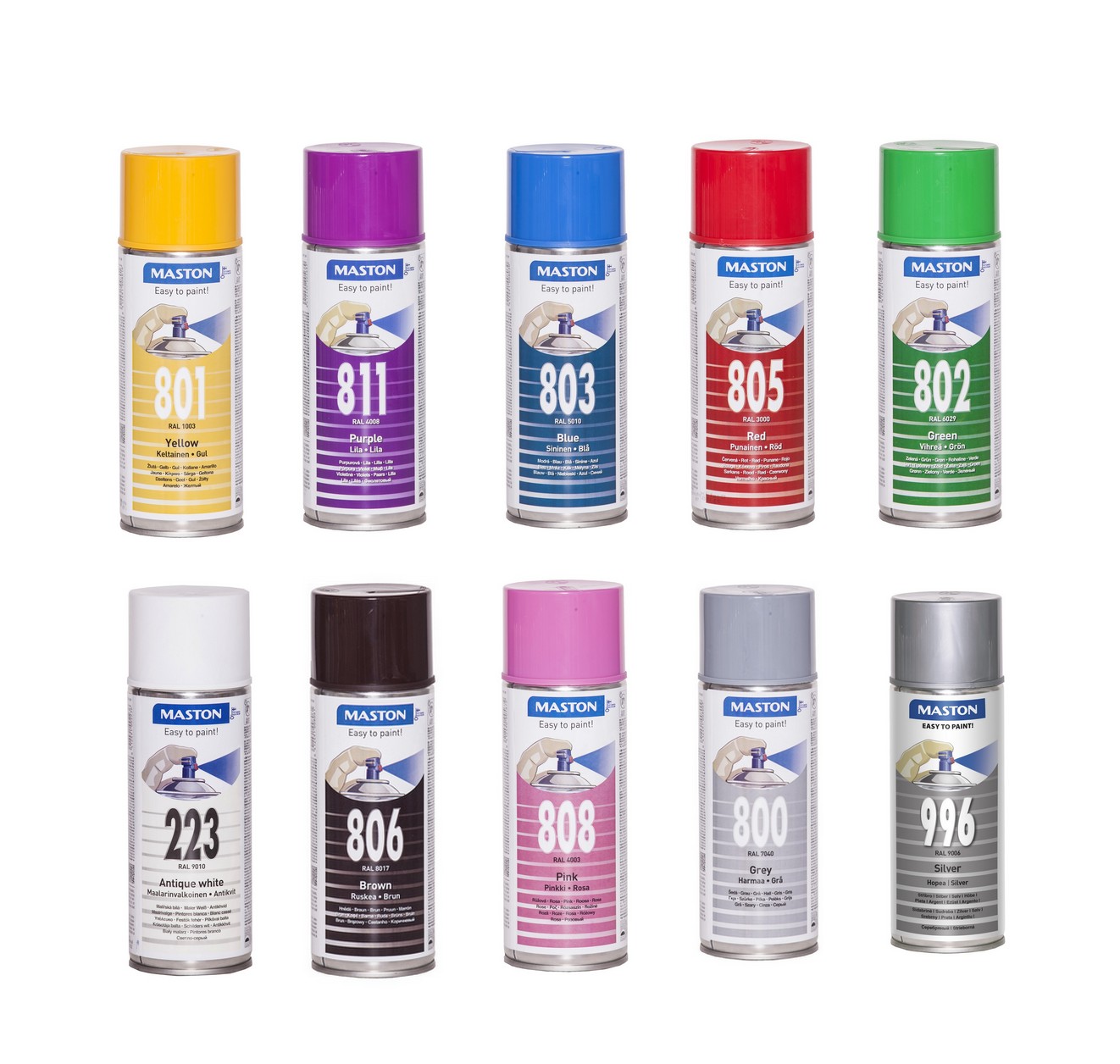 Maston spraymaali Colormix 100 400ml - Tuontitukku.fi verkkokauppa