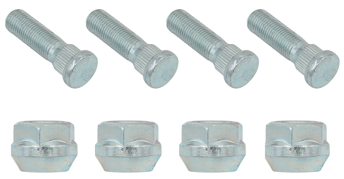 Levikepalan pultit ja mutterit 3/8"-24 x 42mm Bronco 4kpl Vanteen ...