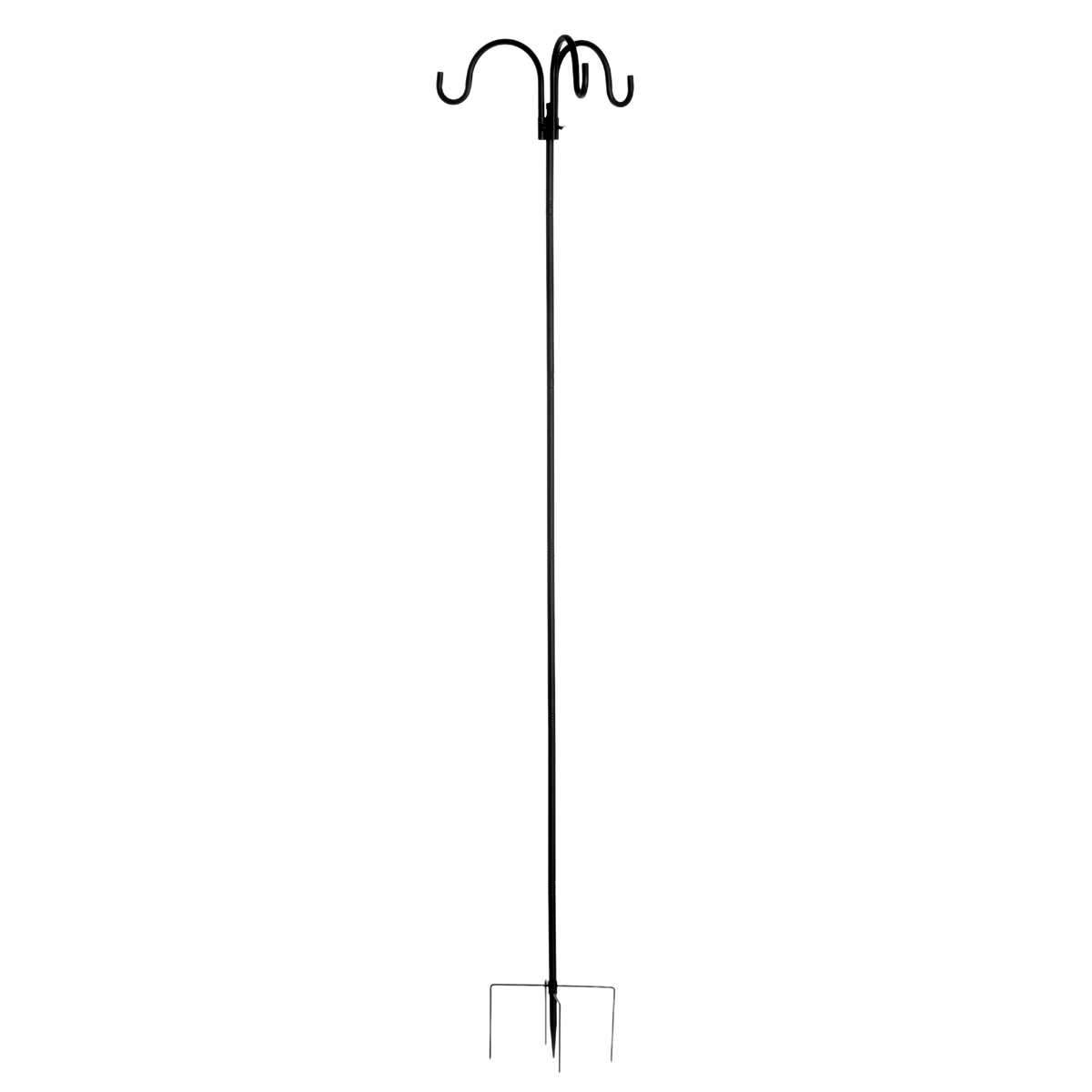 Amppeli- ja lyhtyteline Bergamo musta max 2,7m Säädettävä amppeliteline ...