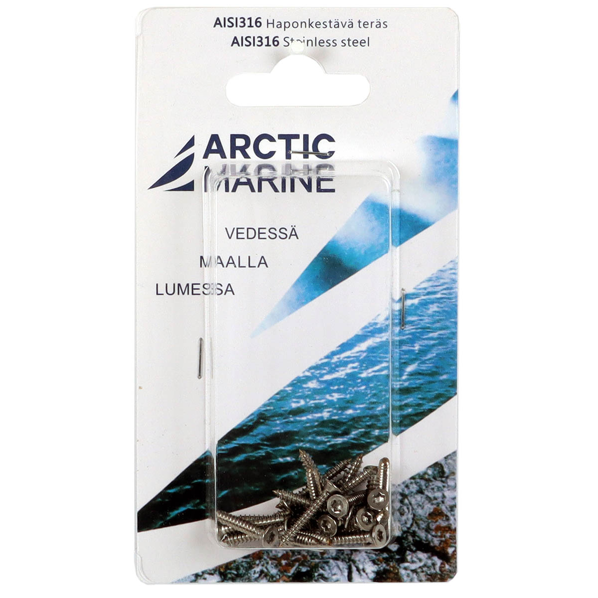 Levyruuvi DIN7982 2,9x19mm 25kpl Meriveden kestävät levyruuvit ...