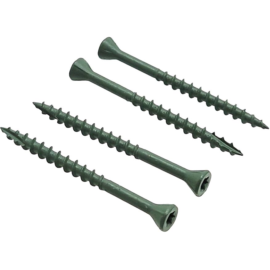 Terassiruuvi vihreä 4,2x55mm TX20 200kpl Leikkaava, senkkaava torx ...