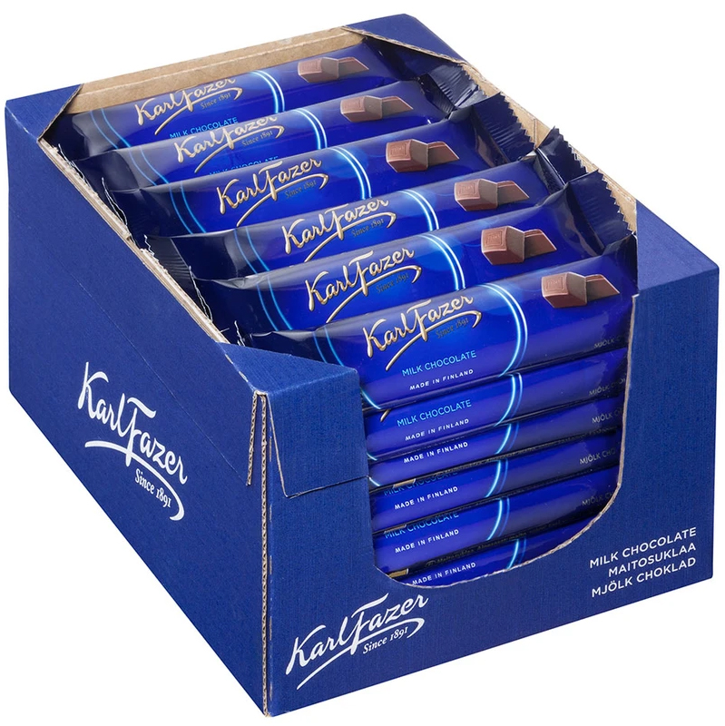 Fazer Sininen suklaapatukka 39g 35kpl Tukkupakkaus! - Tuontitukku.fi ...