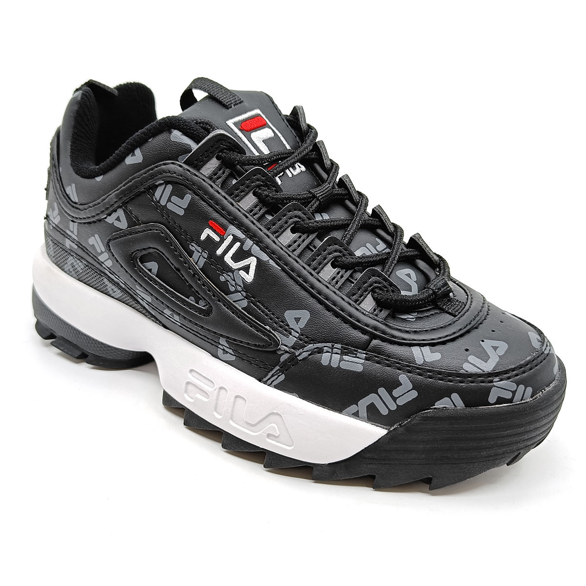 Fila kenkä Disruptor Logo Low musta koot 36-41 - Tuontitukku.fi ...