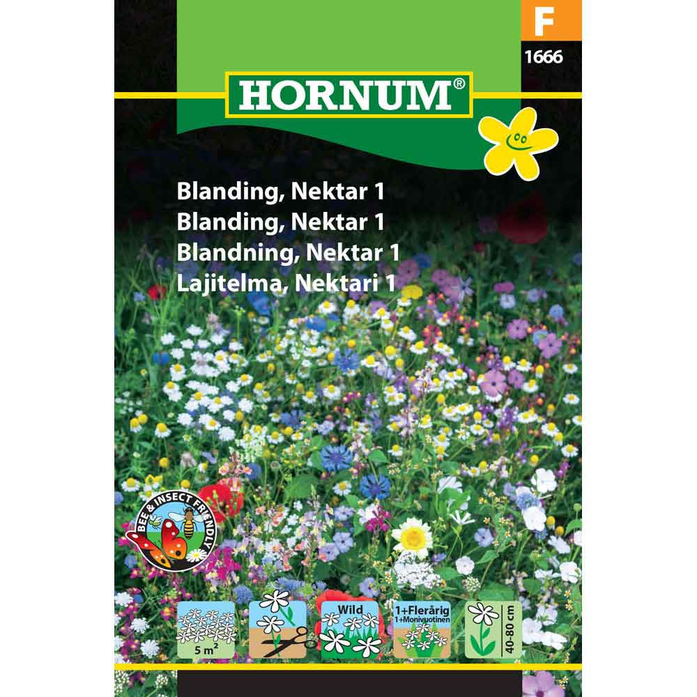 Hornum Kukkalajitelma, Nektari 1 Yksi- ja monivuotisia kesäkukkia ...