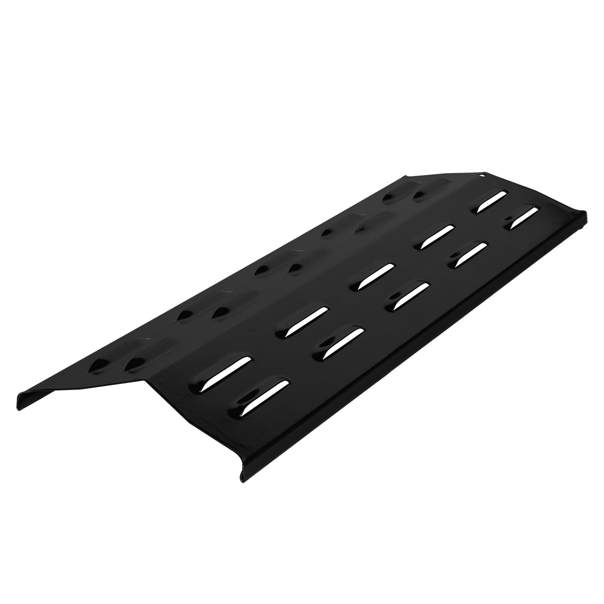 Kaasugrillin lämmönjakopelti 14x42,5cm Mustang Sapphire grillin varaosa ...