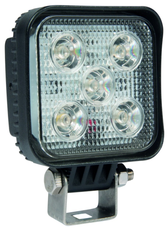 Työvalo LED 800lm 12V-24V Midi 83x83mm Pienikokoinen led 15W 10-30V ...