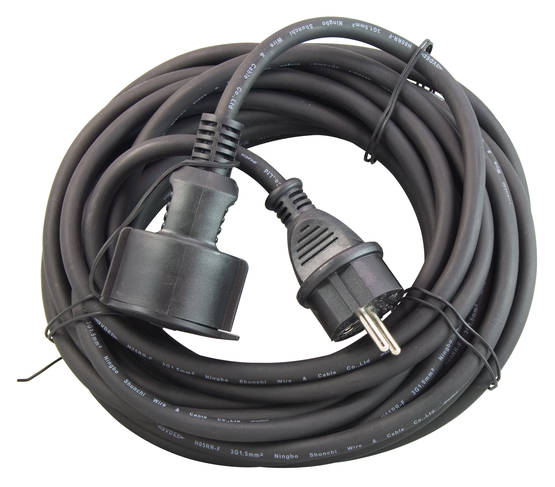 Jatkojohto 1-osainen 5m VSKB Jatkoroikka ulko- ja sisäkäyttöön ...