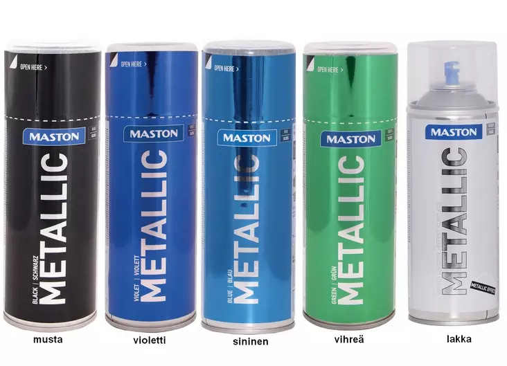 Maston spray Metallic 400ml - Tuontitukku.fi verkkokauppa